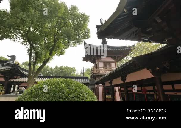 Suzhou, China - March 8th 2022: scenery inside hanshan temple 4,ancient ...