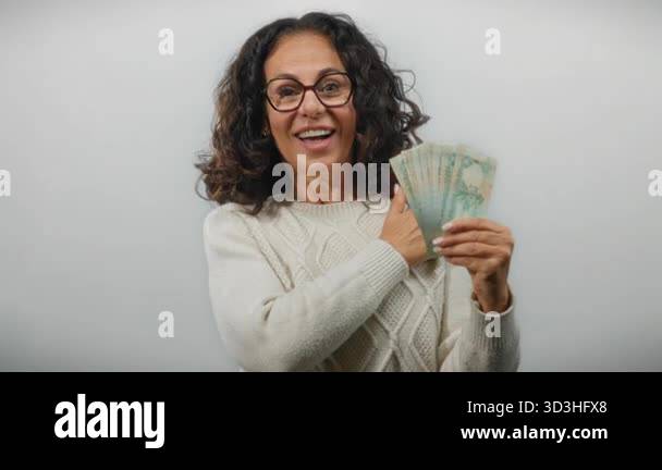 Woman smiling holding uae dirham Stock Videos & Footage - HD and 4K ...