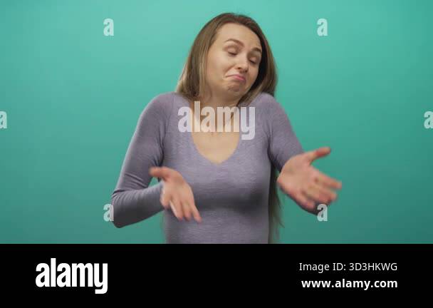 Woman expressing confusion uncertainty Stock Videos & Footage - HD and ...