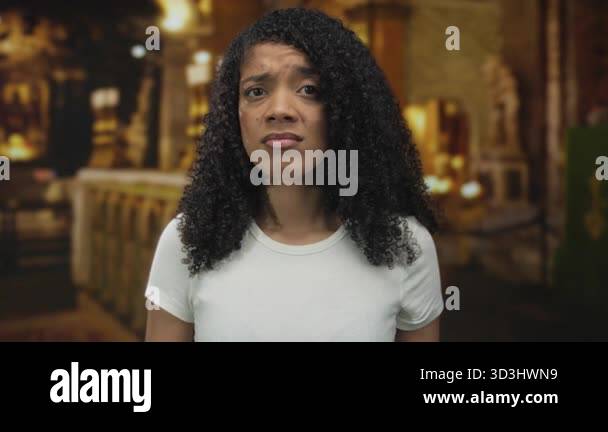 Woman furrows brow before ornate Stock Videos & Footage - HD and 4K ...