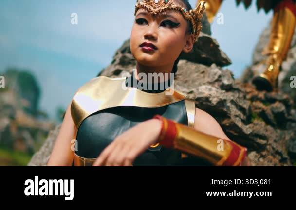 a group of royal knights was standing on a rock cliff while wearing ...