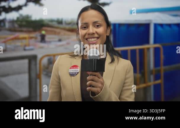 Hispanic woman journalist in Stock Videos & Footage - HD and 4K Video ...
