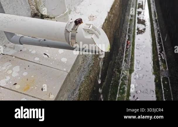 Perak,Malaysia. October 27,2025: Scene of the drainage pipe anti ...