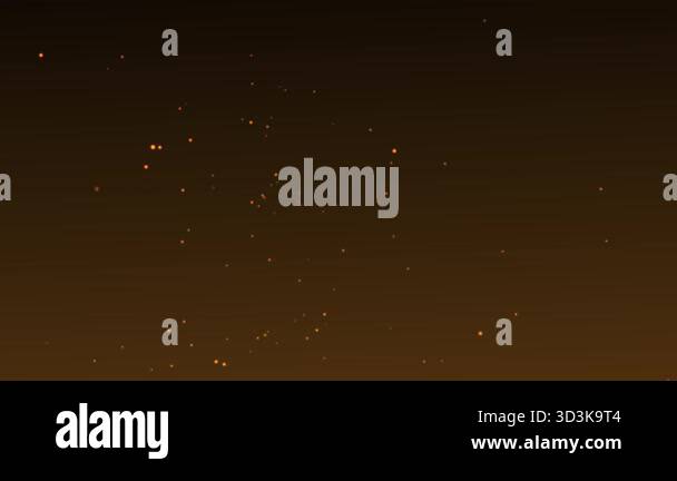 Flying around fire dust particles sparks or ember from a burning fire ...