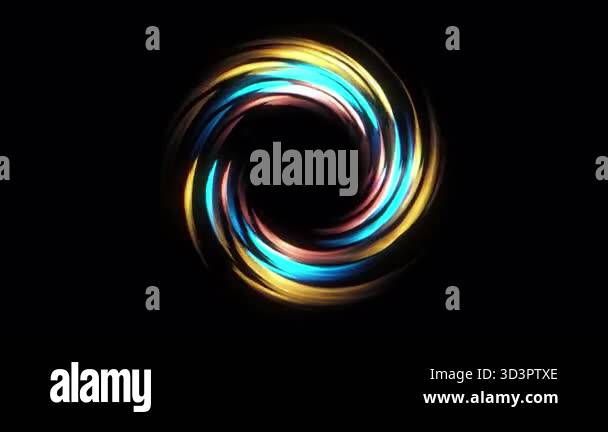 Abstract Twirl Motion Background Loop 4K Gradient Spiral Animation ...
