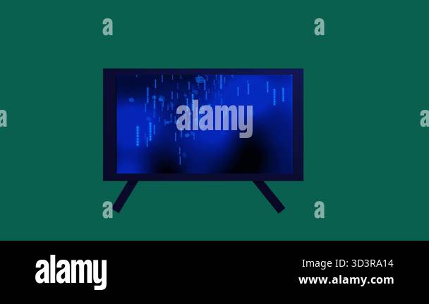 Computer monitor displays flow information Stock Videos & Footage - HD ...