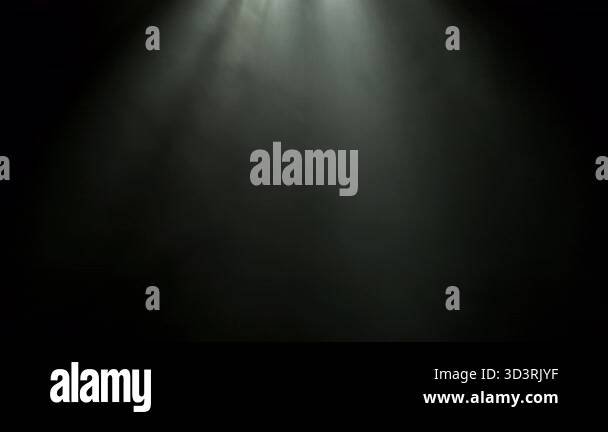 Slow Motion Real Filmed Light Beams Overlay with Haze Isolated on Black ...