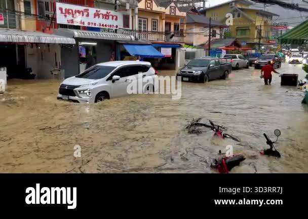 Kathu District Phuket Island Province Thailand 23. October 2025 people ...