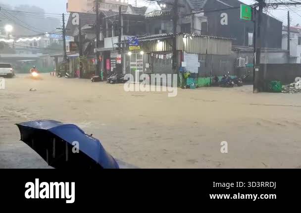 Kathu District Phuket Island Province Thailand 23. October 2025 Extreme ...
