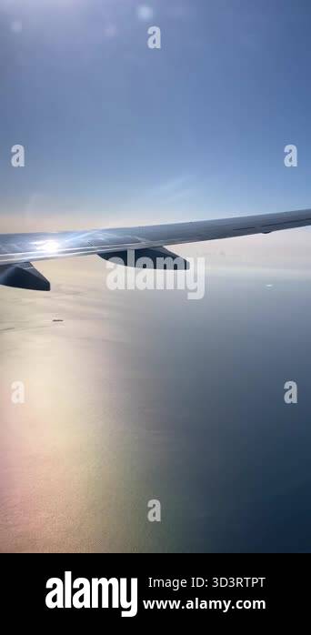 MEMMINGEN, GERMANY - DECEMBER 3, 2024: Aerial view from Ryanair flight ...