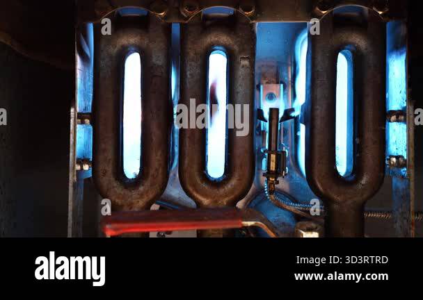 A Video of the fryer pilot of Industrial furnace coils is working with ...