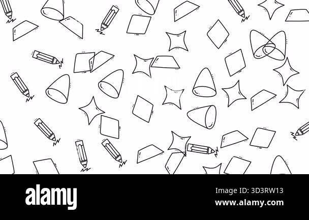 Hand drawn outline shapes Stock Videos & Footage - HD and 4K Video ...