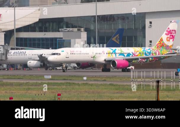 ALMATY, KAZAKHSTAN - JUNE 26, 2025: Sunday Airlines Boeing 757, UP ...