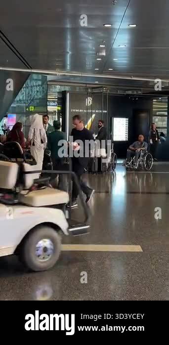 Qatar Doha Airport Glass Dome and Indoor Garden inside Hamad ...