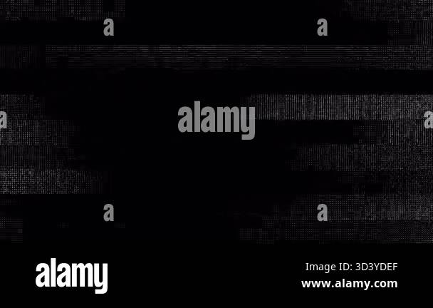 Analog VHS Retro Rewind Loop background. Moving banner with lines of ...