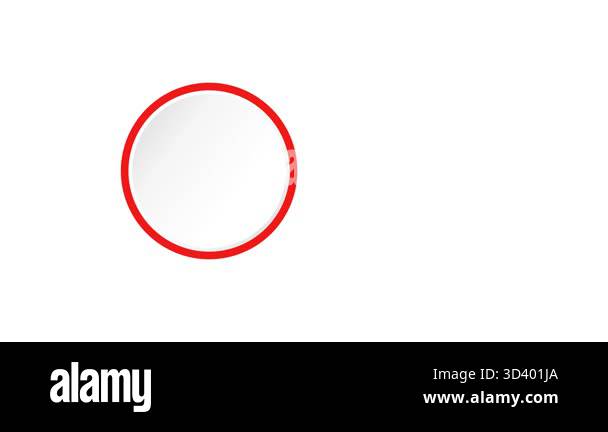 3-step timeline infographic animation with colourful circular stages. Perfect for business ...