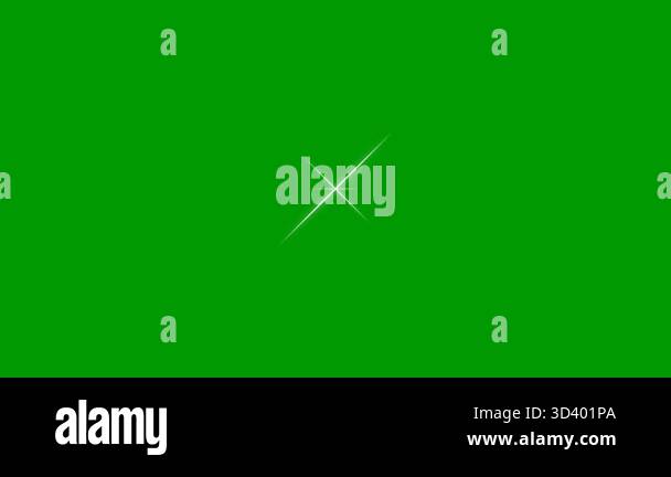 Blinking light effect on Green and Black background for chroma key ...