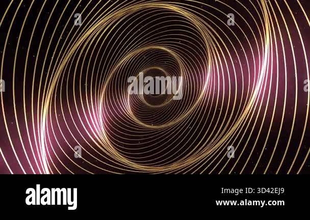 Animation of the cosmic Outer Space spiral background, arms of the gold ...