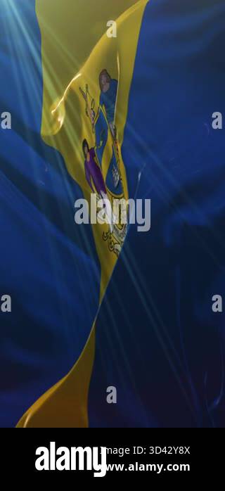 Philly Pride Flag or Philadelphia Pride Flag. Loop. 4K Vertical Stock ...