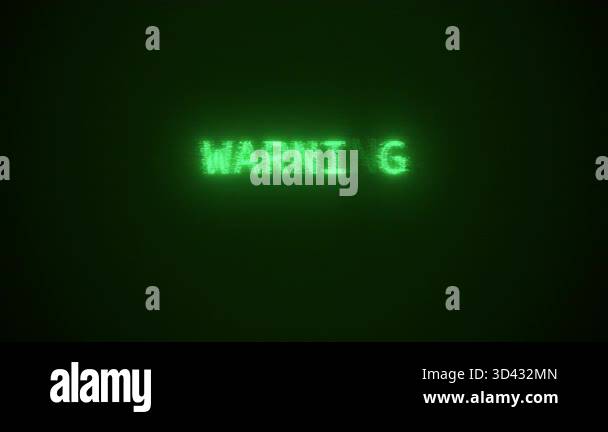 Warning Data Breach: Computer Screen Loop Stock Video Footage - Alamy