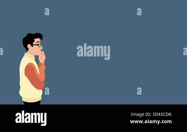 A man introspectively gazing into a mirror, envisioning his best self ...