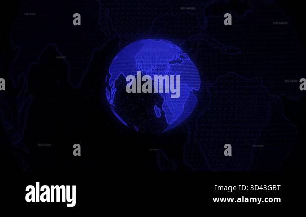 Global Title Reveal 4K Opening Animation with Rotating Earth and Light ...