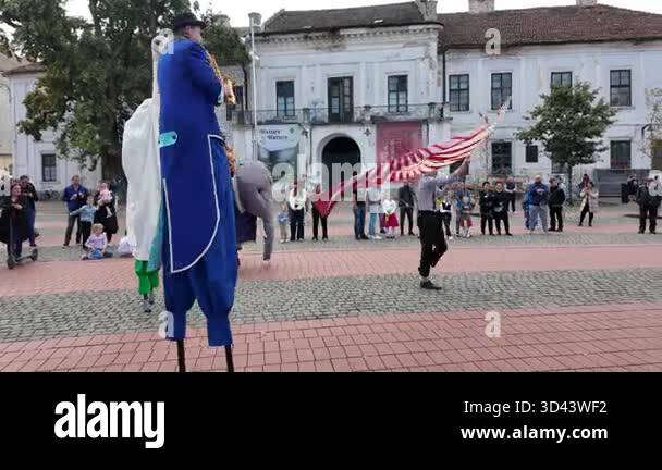 Timisoara, Romania, September 28, 2025, Magical Circus Giant Vaga ...