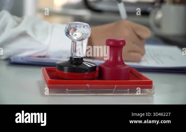 Businessman stamping contract paper Stock Videos & Footage - HD and 4K ...