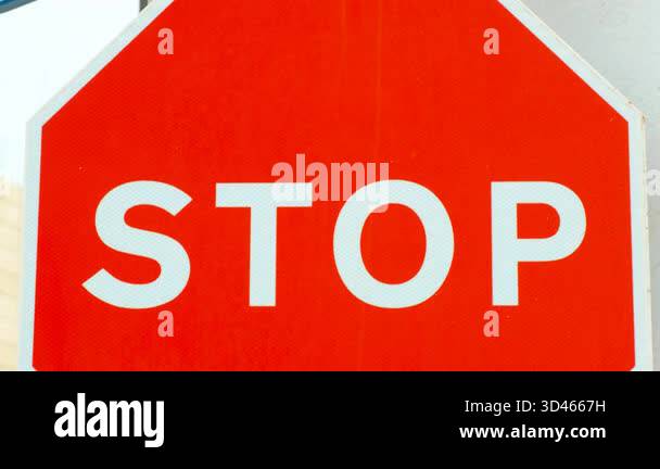 Standard red stop sign reflective Stock Videos & Footage - HD and 4K ...