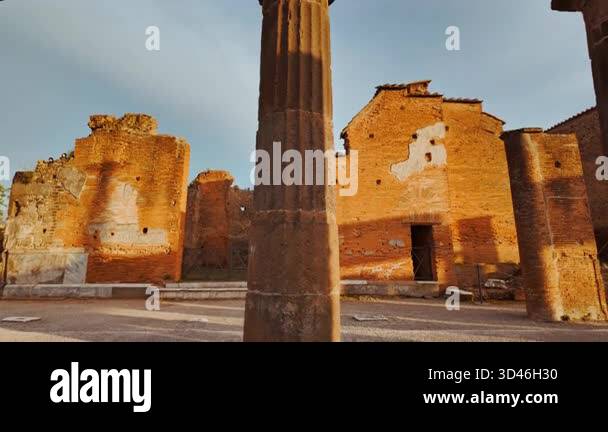 POMPEII (Pompei), Italy, 14 APRIL 2024 - The Comitium and municipal ...