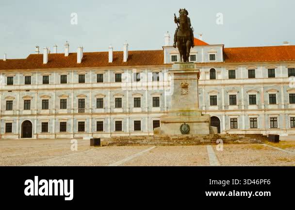 Ducal Palace, Vila Vicosa, Portugal, dating to 1496, a pink marble gem ...