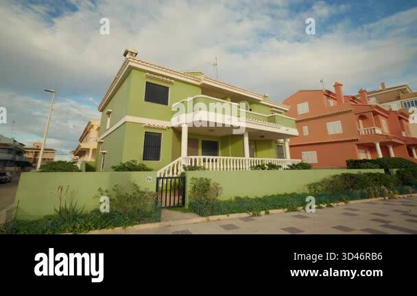 Light green building white terrace Stock Videos & Footage - HD and 4K ...