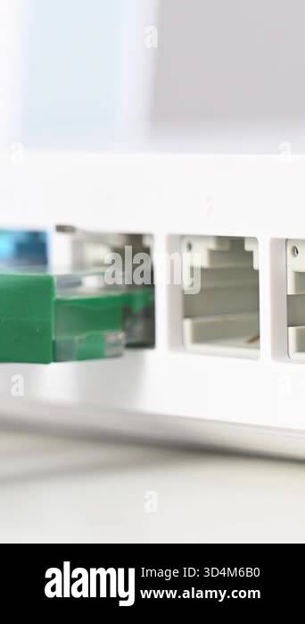 Plugging lan cable router Stock Videos & Footage - HD and 4K Video ...