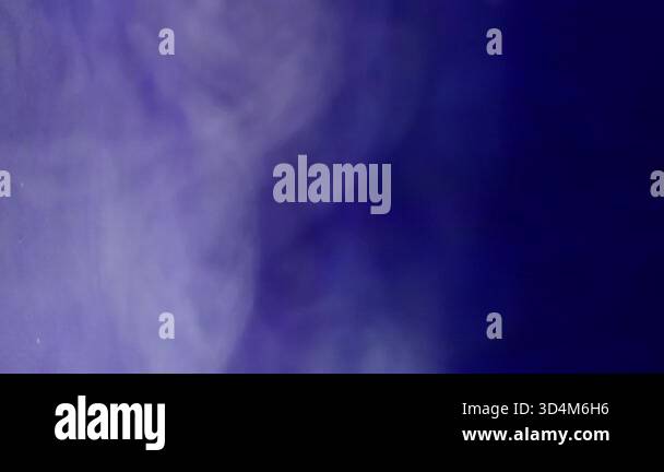 Haze fog. Fume texture. Defocused blue white neon color paint in ...