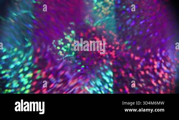 Blur disco leak. Gradient reflection. Bokeh colorful glimmer mix neon ...