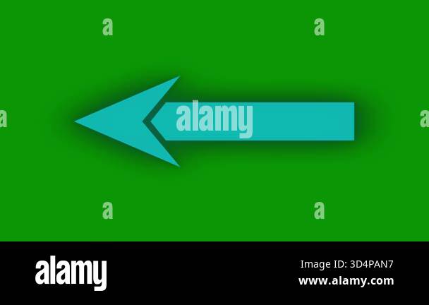 Left arrow sign green icon Stock Videos & Footage - HD and 4K Video ...