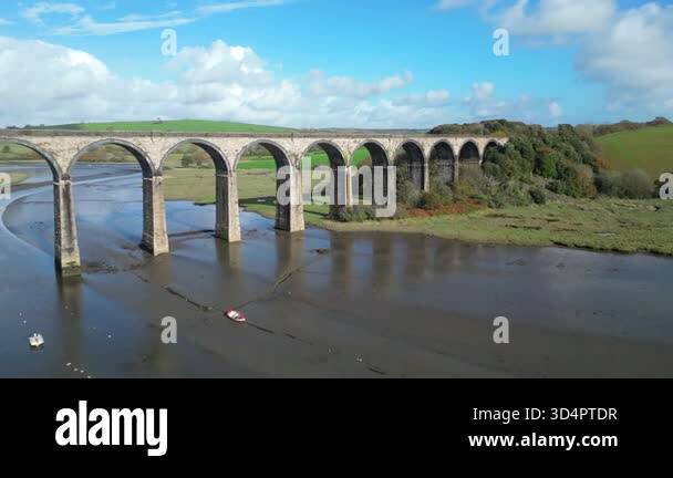 St Germans, Cornwall, England: DRONE VIEWS: The village of St Germans ...