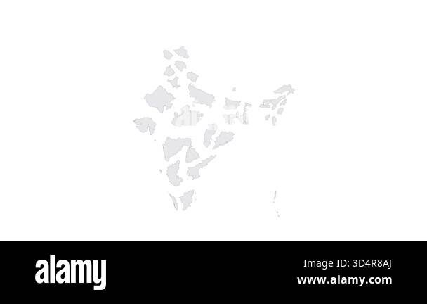 Location Punjab on map India. 3d Punjab State emblem map marker ...
