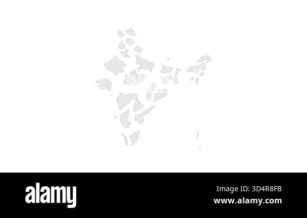 Location Gujarat on map India. 3d Gujarat State emblem map marker ...