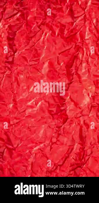 Red Line Crumpled Paper Background Animation. High quality 4k footage ...