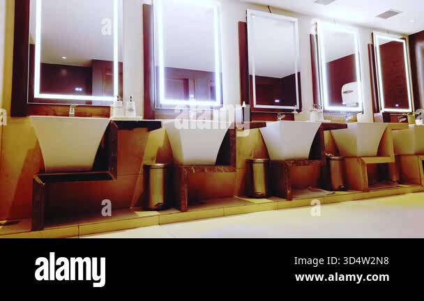 Clean tidy washroom interior Stock Videos & Footage - HD and 4K Video ...
