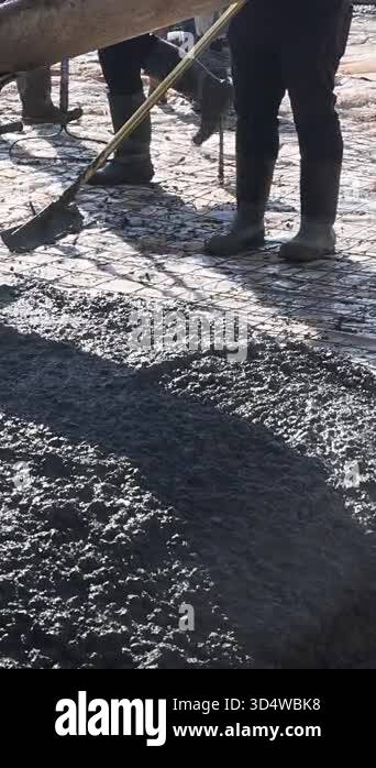 Pouring concrete slab on Stock Videos & Footage - HD and 4K Video Clips ...