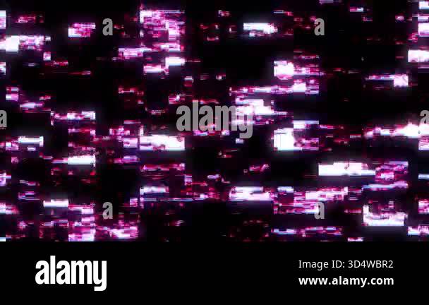 Glitch pink background. Abstract screen with noise effect. Failure ...