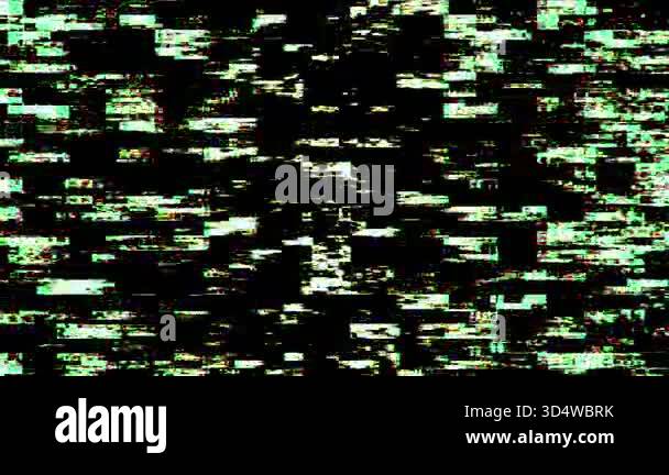 Glitch green background. Abstract screen with noise effect. Failure ...