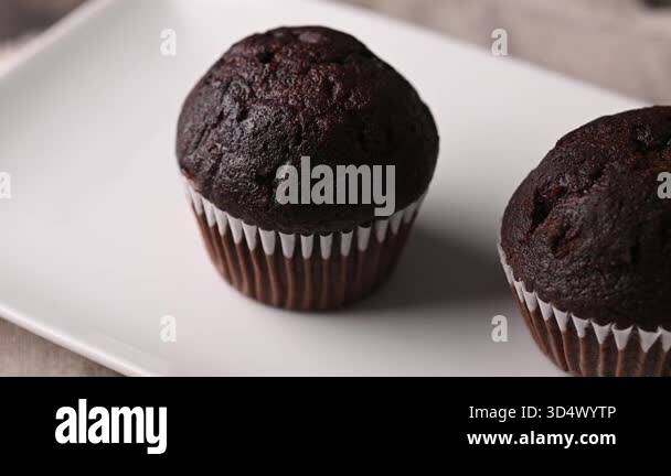 Homemade chocolate brown muffins Stock Videos & Footage - HD and 4K ...