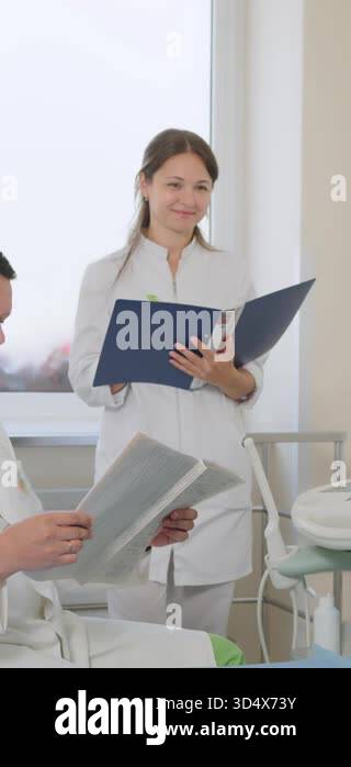 Nurse holding file folder Stock Videos & Footage - HD and 4K Video ...