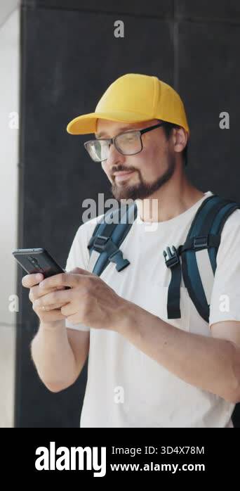 Man wearing cap talking Stock Videos & Footage - HD and 4K Video Clips ...