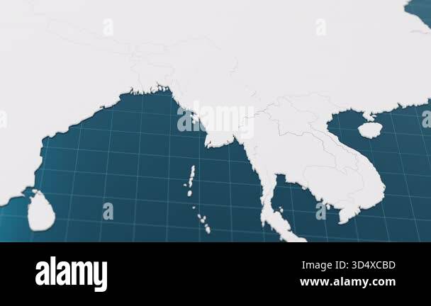 3d myanmar white map Stock Videos & Footage - HD and 4K Video Clips - Alamy