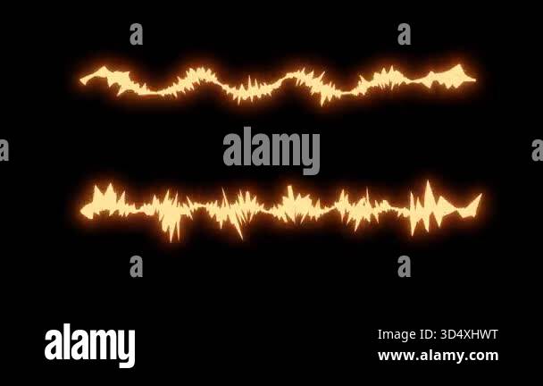 Two lightning effects with black background. Electric shock fire Stock ...