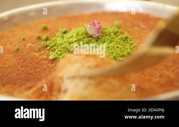 Knafeh traditional middle eastern Stock Videos & Footage - HD and 4K ...